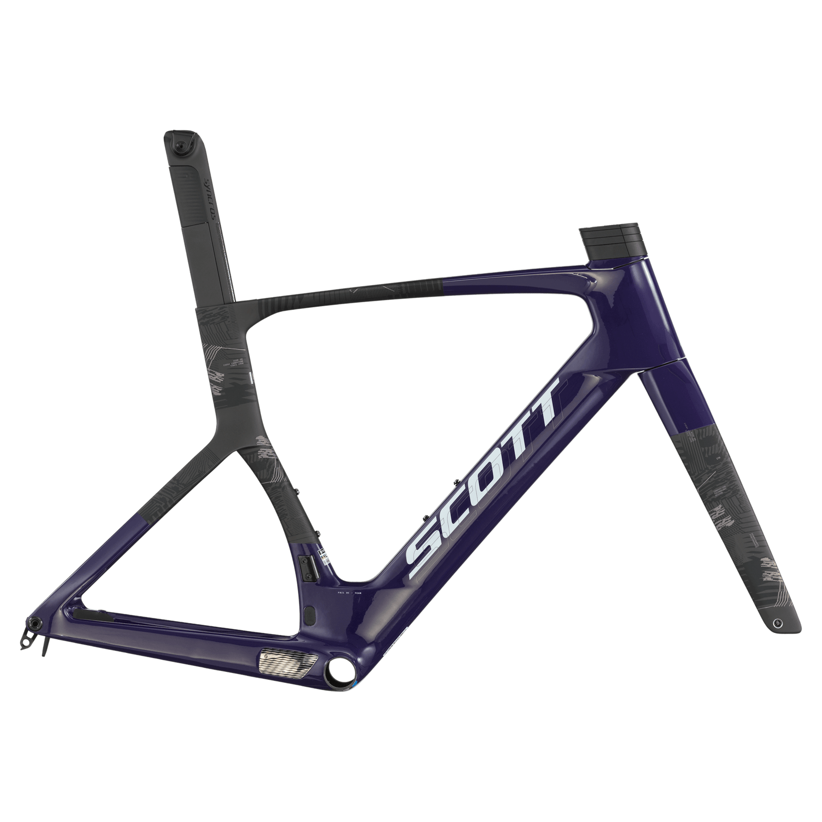 SCOTT Frame Foil RC Team HMX grape purple/carbon black - Khcycle Singapore