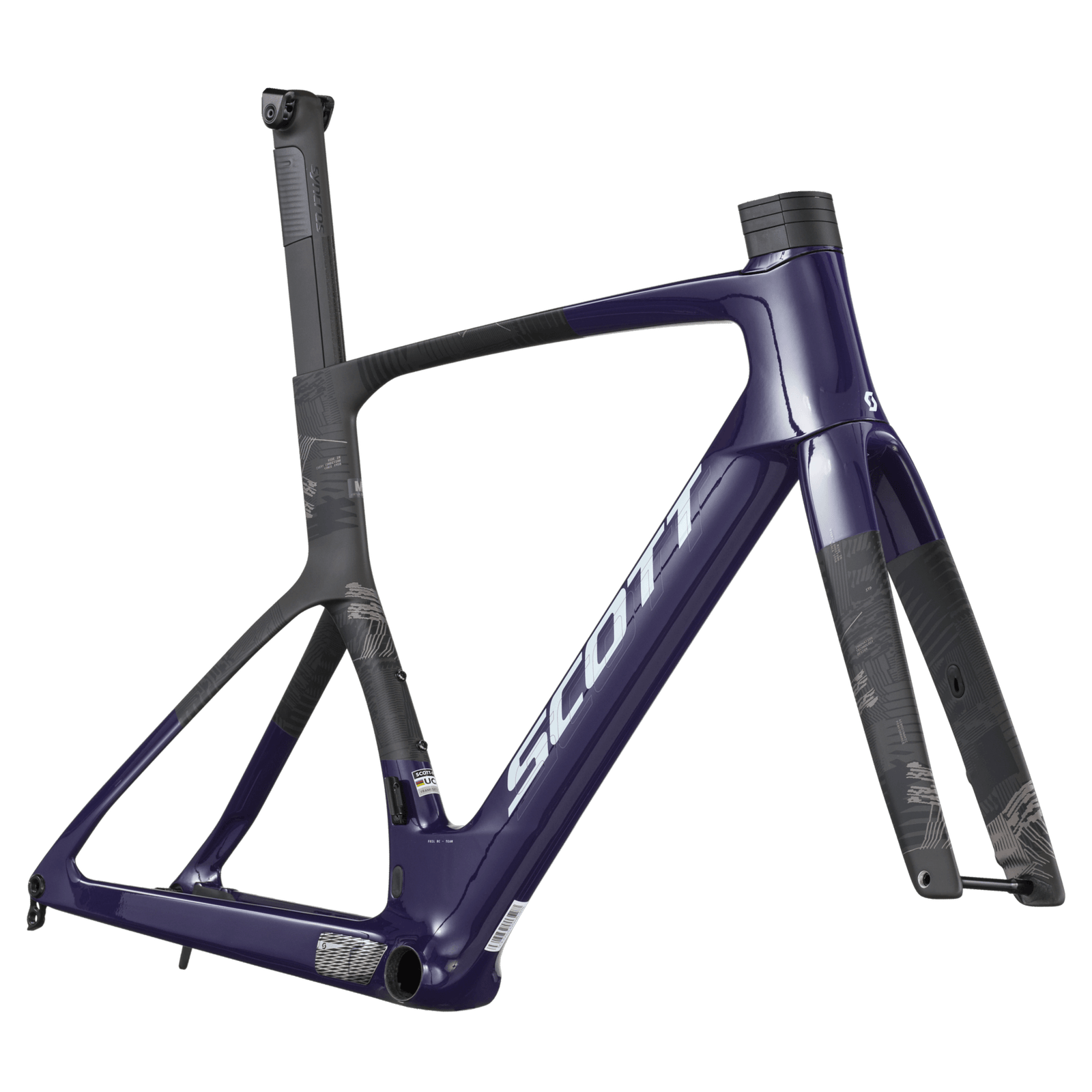 SCOTT Frame Foil RC Team HMX grape purple/carbon black - Khcycle Singapore